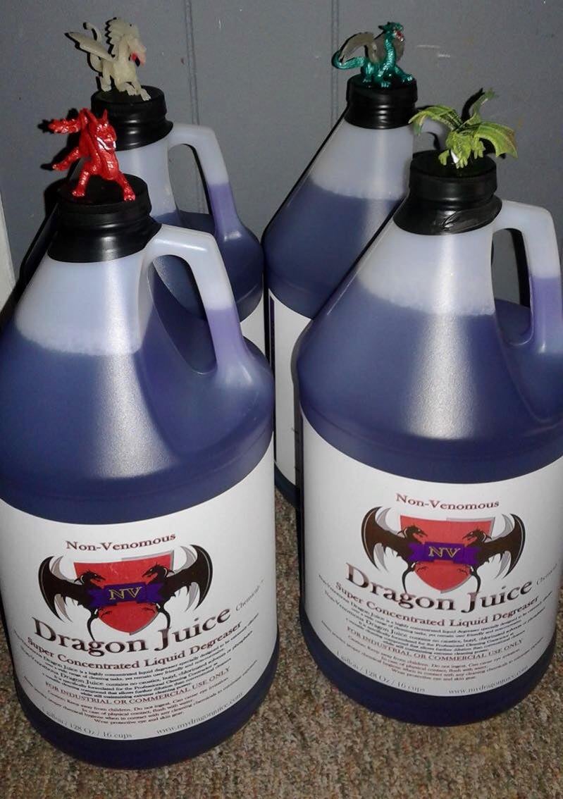 Dragon Juice NV 4 gal case | Dragon Juice Super Concentrated Cleaner